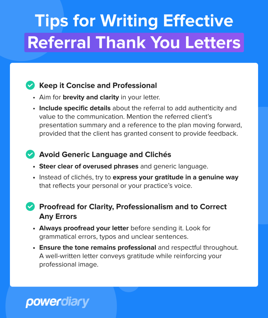 Referral Thank You Letters: Template & Tips | Power Diary Referral Thank You Letters: Template & Tips | Power Diary