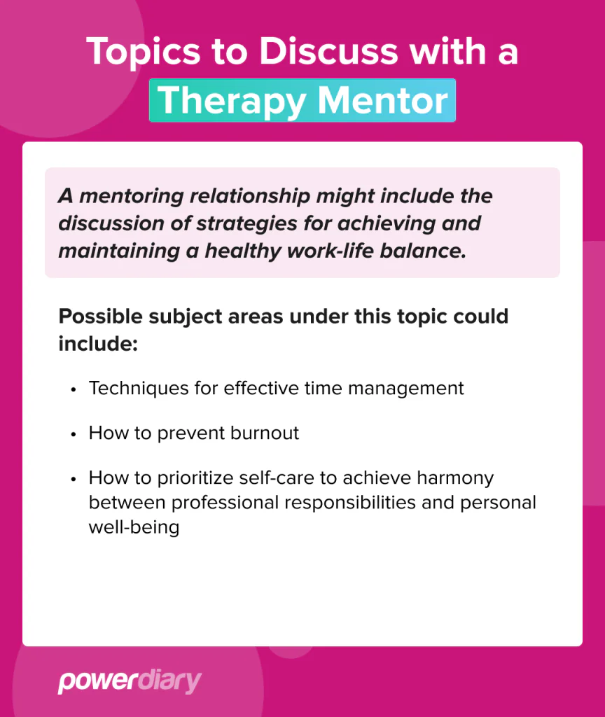 What to Talk About with a Mentor | Topics and Example Questions