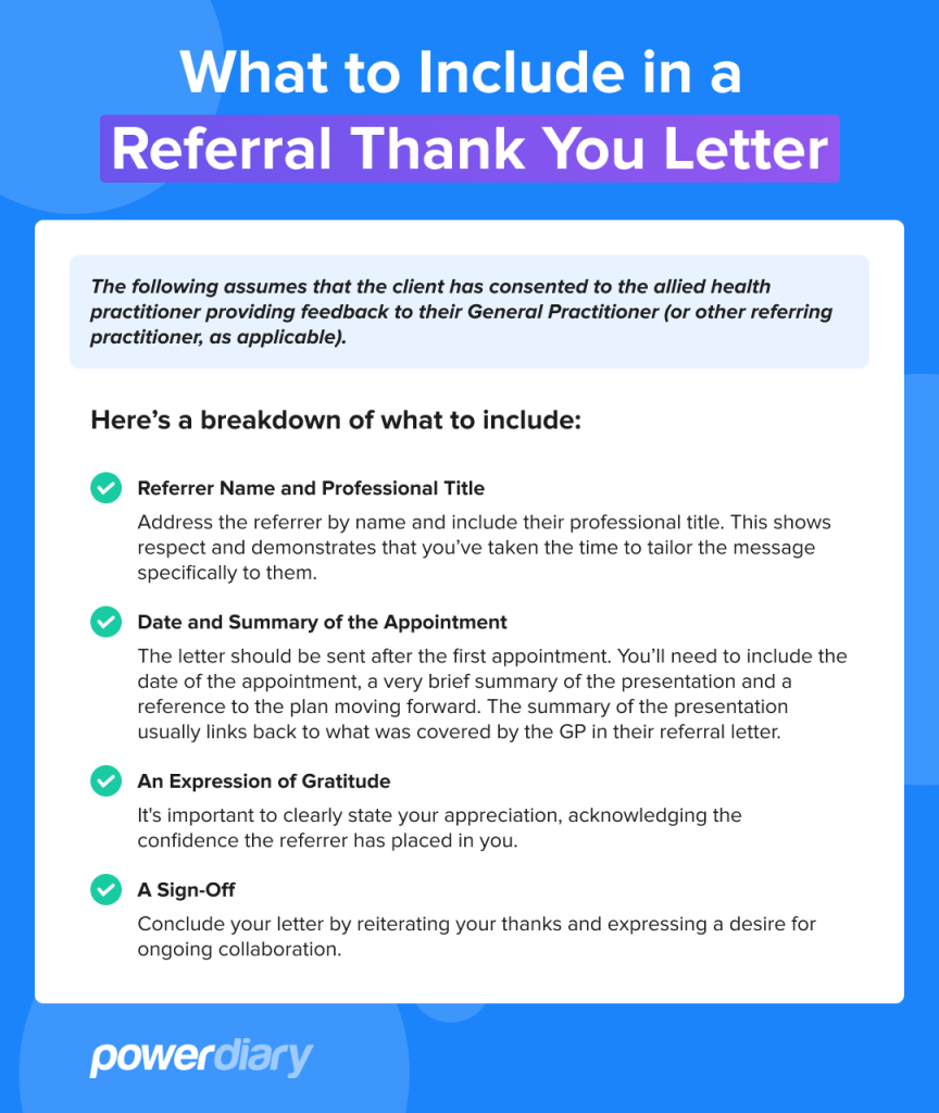 Referral Thank You Letters: Template & Tips | Power Diary Referral Thank You Letters: Template & Tips | Power Diary