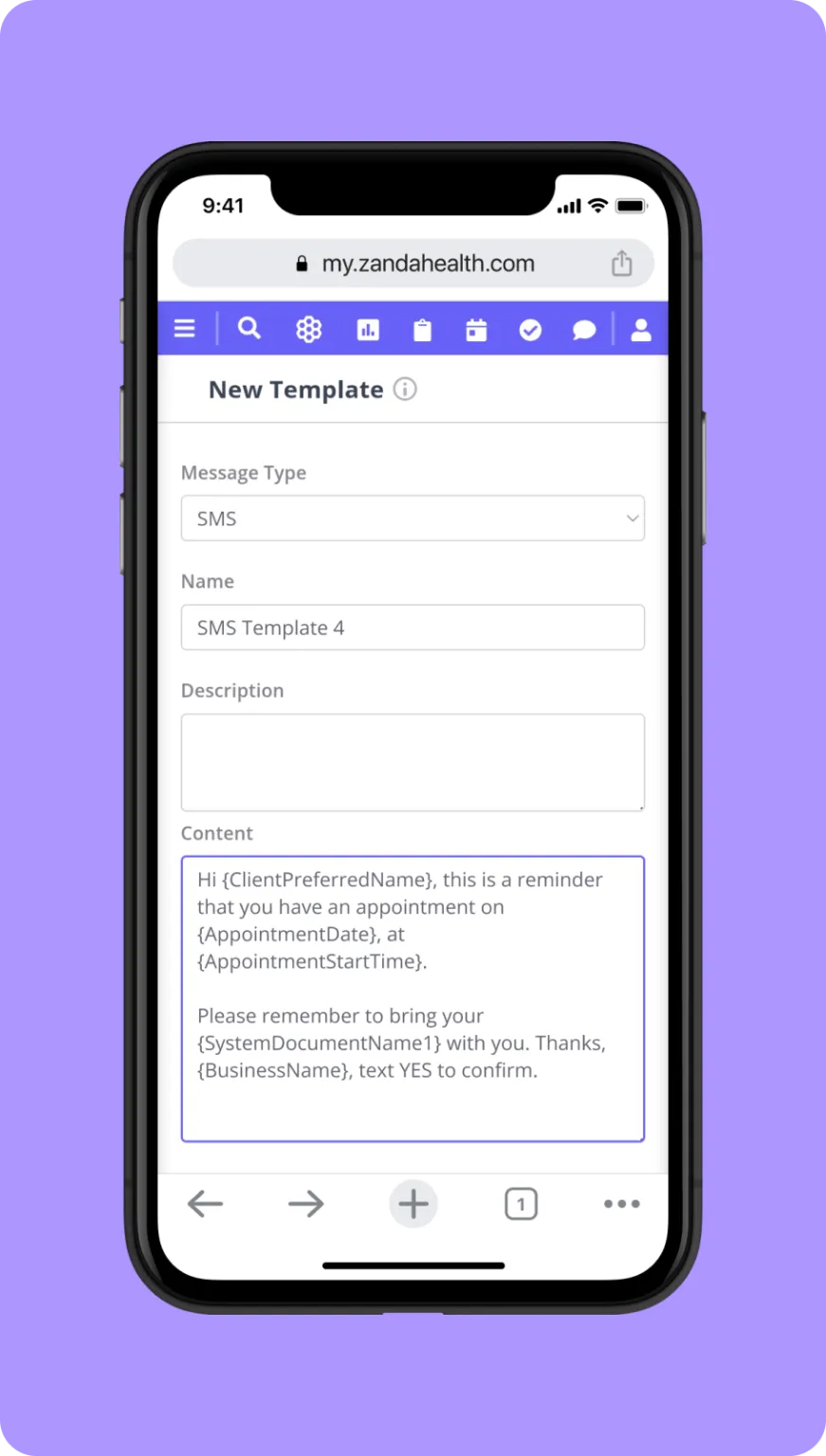SMS & Email Appointment Reminder Software | Zanda Health